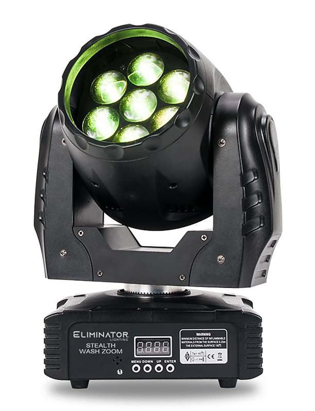 Eliminator Lighting Stealth Wash Zoom, 7 X 12W RGBW LED | Reverb