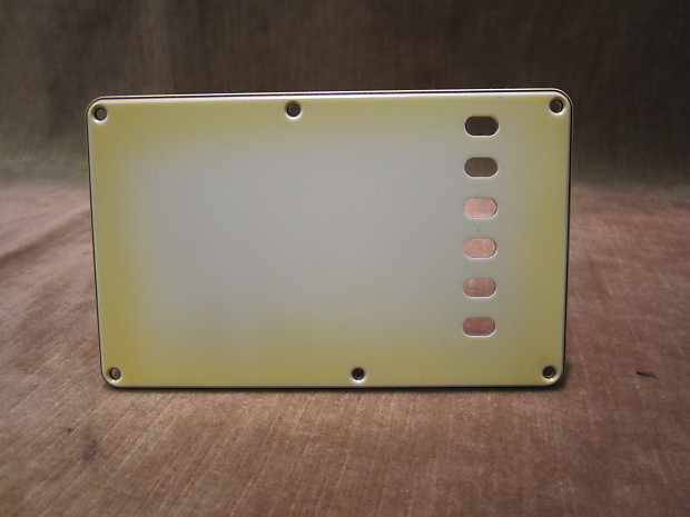 Fender Stratocaster Trem Backplate Custom Shop Lacquer Aged | Reverb