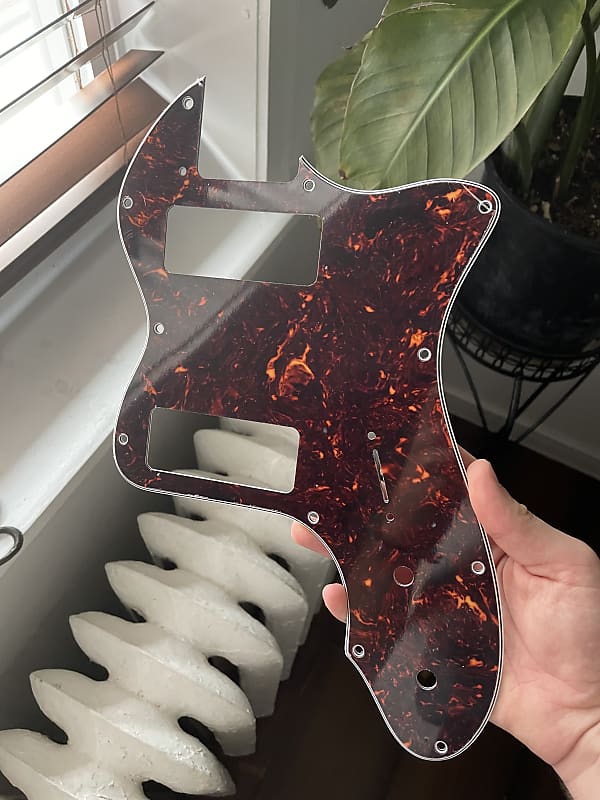 Red/Tortoise Thinline Telecaster Pickguard for P90 Pickups | Reverb