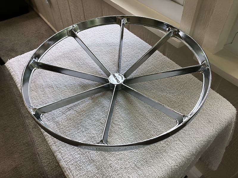 Remo Inner Frame For A 16'' Roto Tom - Chrome | Reverb