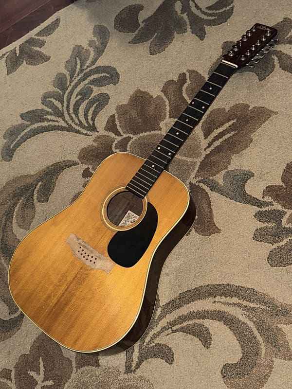 Vintage 1970s Aria A9604 MIJ Japan 12 string acoustic | Reverb España