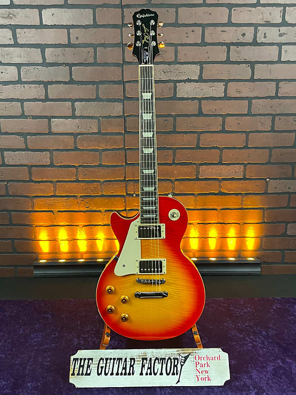 Epiphone Les Paul Standard PRO Left-Handed, Cherry Sunburst | Reverb