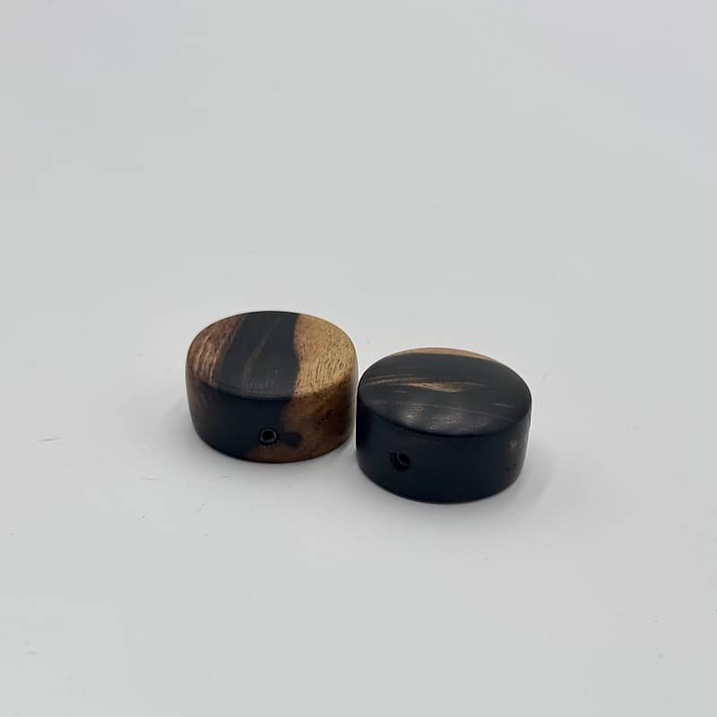 Pale Moon Ebony - Wood volume/tone knobs (Price per knob) | Reverb