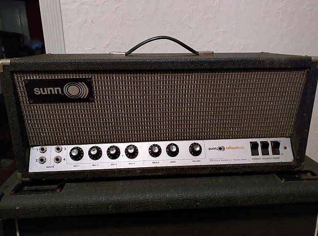 Sunn Coliseum PA 1969 6550 Tubes | Reverb
