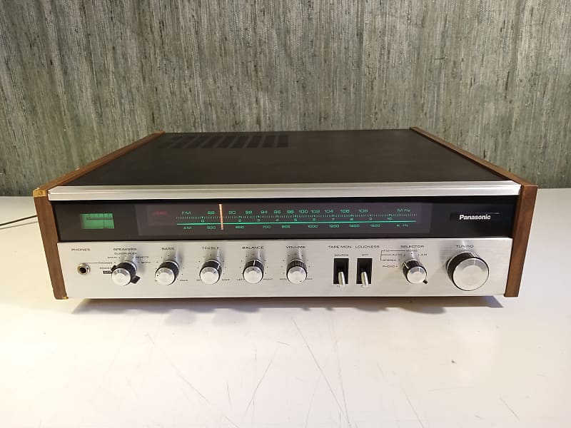 Panasonic Vintage Stereo Receiver Model SA-207 Japan Silver | Reverb