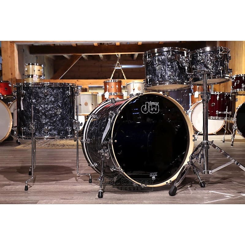 DW Performance 4pc Drum Set 22/10/12/16 Black Diamond | Reverb
