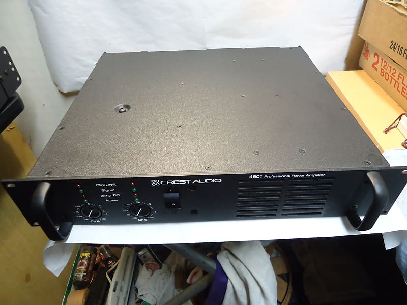 Crest Audio 4601 Power Amplifier Black | Reverb