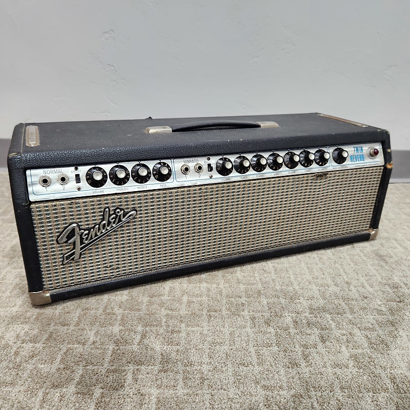 Vintage 1974 Fender Twin Reverb Amp Head | Reverb