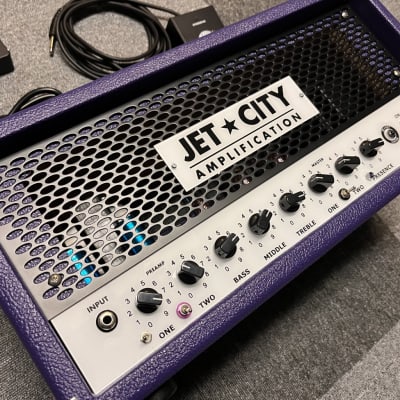 Jet City 20 watt Custom 5LO 2022 - Purple w/ JHS Black Box | Reverb