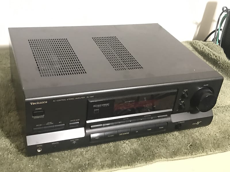 Technics SU-G86 Audio Video Amplifier (1997) Black | Reverb