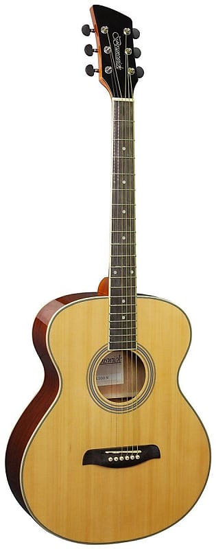 Brunswick BFL200 Left Handed Grand Auditorium Acoustic Guitar | Reverb