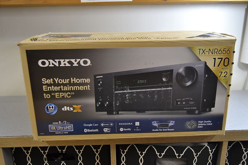 Onkyo TX-NR656 Stereo Receiver * 4k * Bluetooth * Remote * | Reverb