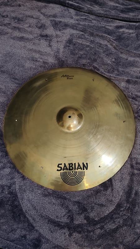 Sabian 28" AA Rock Ride Cymbal 1990 - 2001 - Brilliant | Reverb