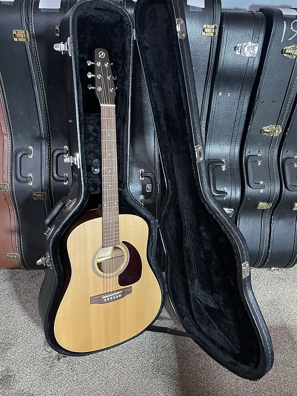 Seagull s6 cedar acoustic guitar w/hard shell case 2000s | Reverb