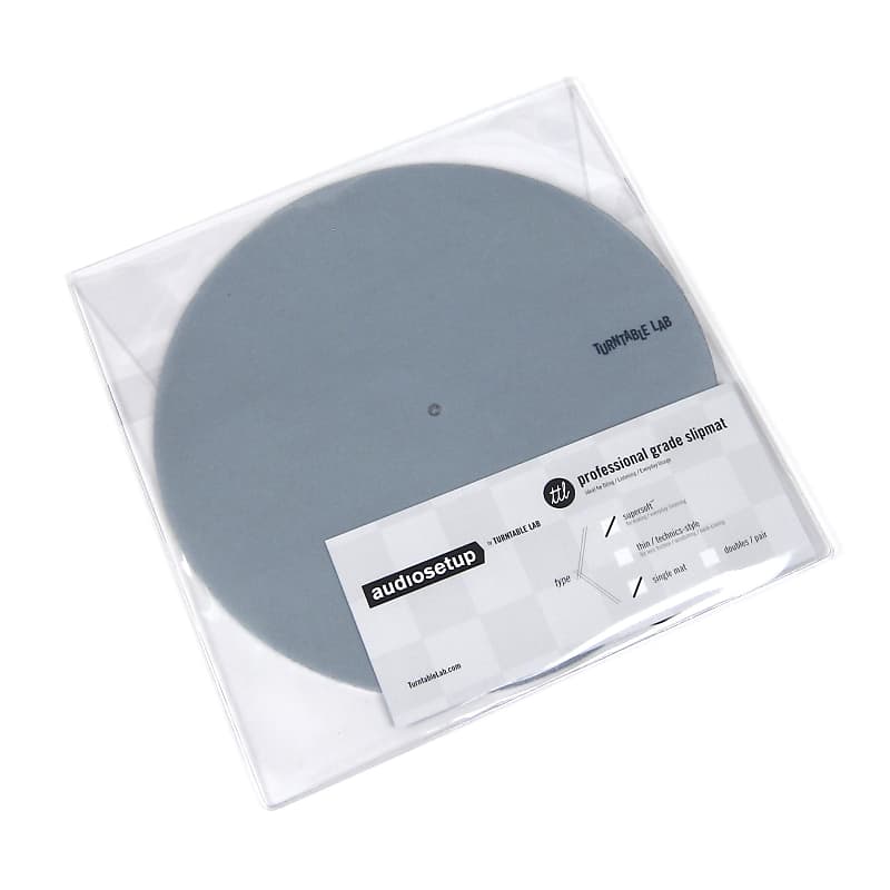 Turntable Lab: Supersoft Slipmats - Grey Pair *LOC_D3 | Reverb