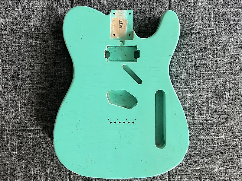 MJT Telecaster Body Nitro Tiffany Blue | Reverb