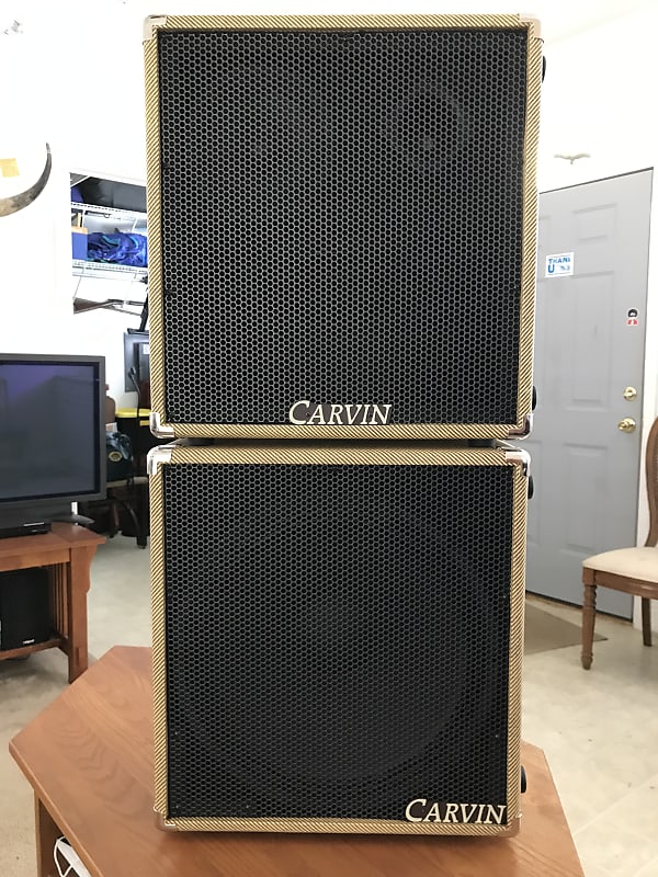 Carvin MB12 3 Way Micro Bass combo w/15” ext. cab. 2015 Tweed | Reverb