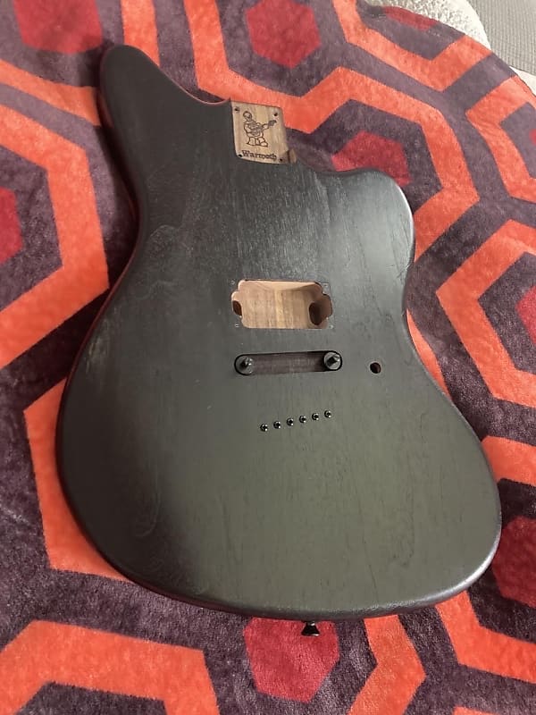 Warmoth Jazzmaster body. Solid Walnut. Strat heel. | Reverb
