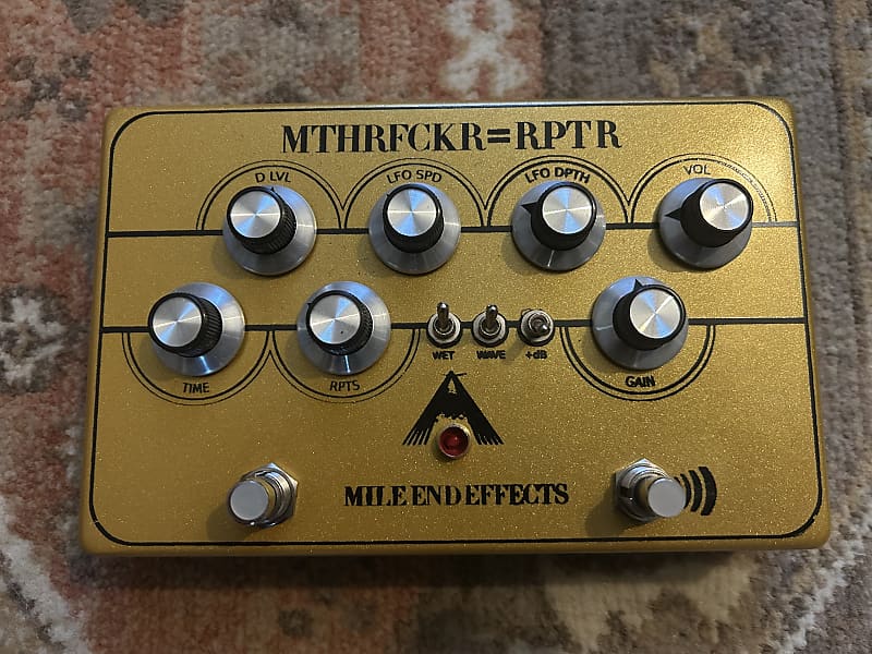 Mile End Effects MTHRFCKR=RPTR - Gold | Reverb