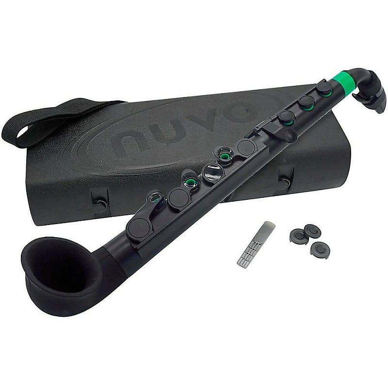 Nuvo jSax Plastic Children's Saxophone (Black/Green) | Reverb