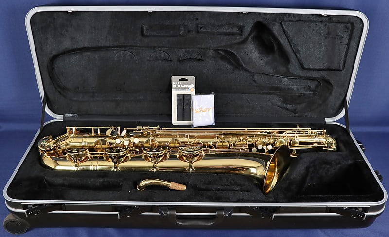 Jean Baptiste 686BL Baritone Saxophone w/ GL Rolling Case | Reverb