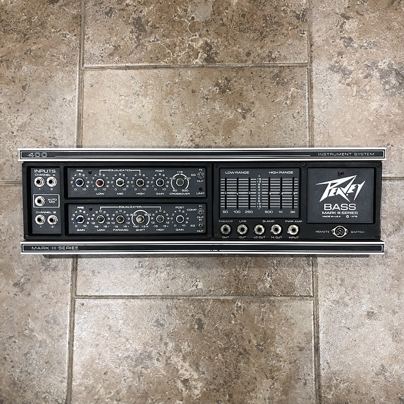 1970s Peavey Bass Mark III Series 400 Preamp Module | Reverb