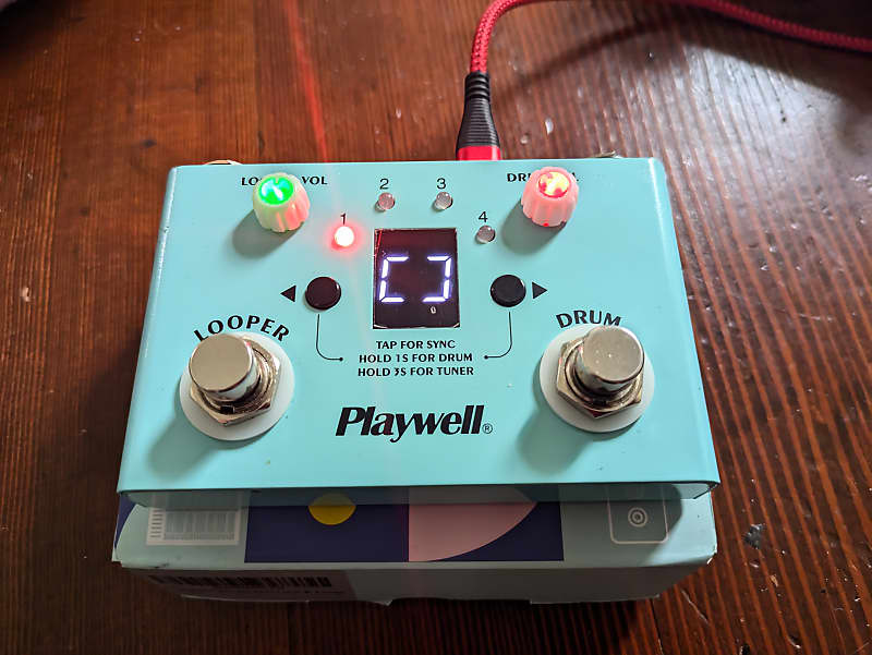 Playwell Mini Looper And Drum Machine Guitar, Bass, Keyboard | Reverb