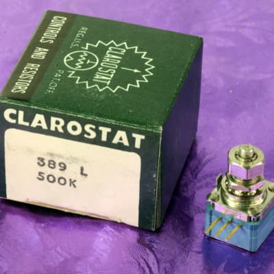 Clarostat 389-L 500K Linear Taper Screwdriver Adjustable | Reverb