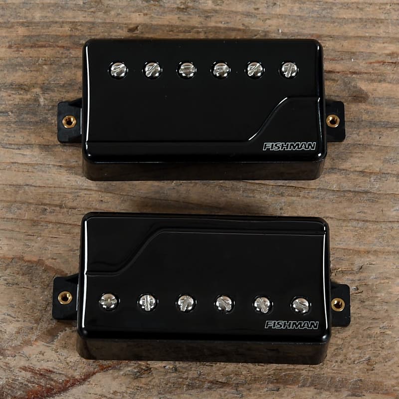 Fishman Fluence Devin Townsend Humbucking Pickup Set Black | Reverb