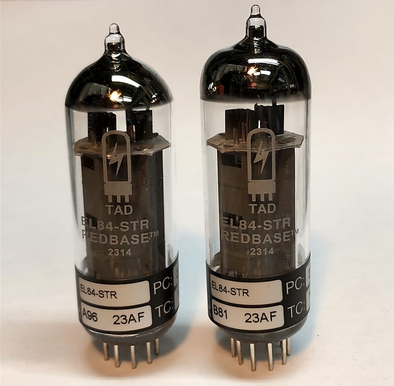 Tube Amp Doctor EL84-STR Redbase Premium Matched Pair. | Reverb
