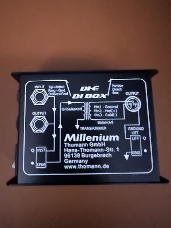 Millenium DI-E passive DI bix | Reverb