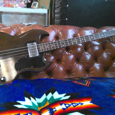 Gibson EB-0 Bass (1966-1968), Cherry Finish, Vintage Short | Reverb