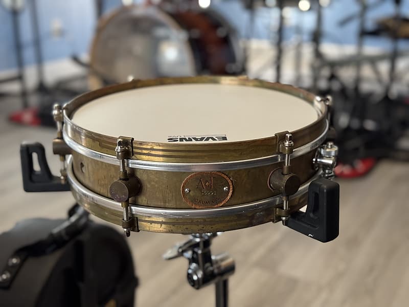 A&F Rude Boy 12x3” Raw Brass Snare w/ Hardcase | Reverb