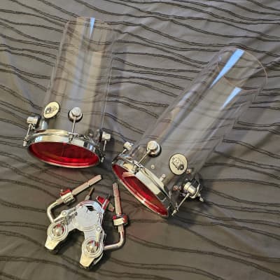 DW Design Series 10'' Clear Acrylic Tom w/ STM Mount & | Reverb