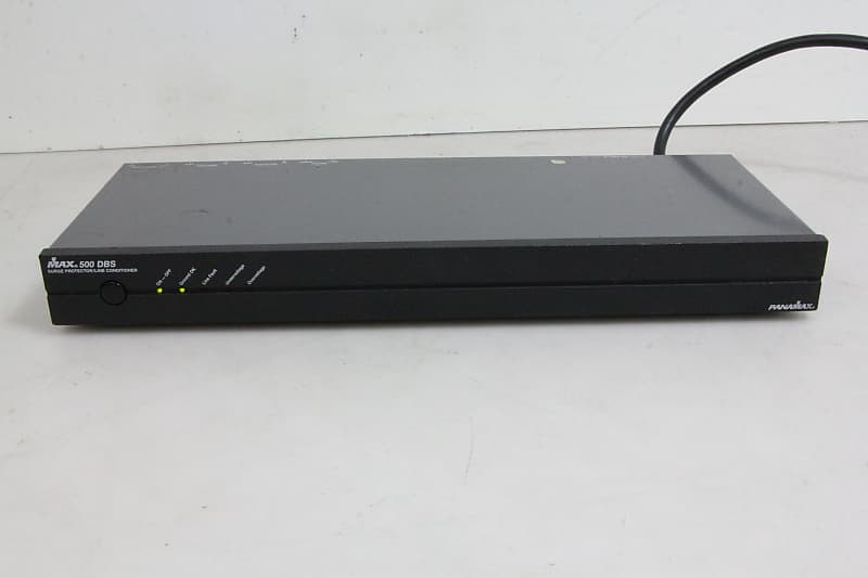 Panamax Max 500 DBS - 7 Outlet Surge Protector - 120V - Black | Reverb