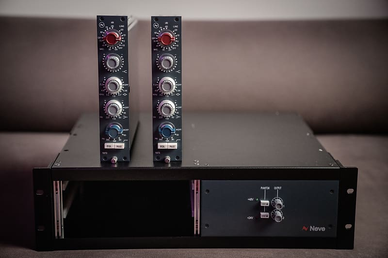 AMS Neve 1073 CV Vertical Preamp EQ Module Pair W/ Neve Power | Reverb