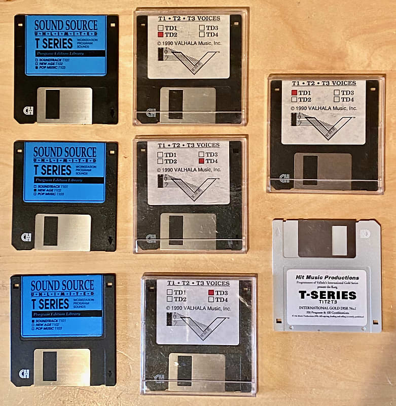 Korg T1/T2/T3 SOUND FLOPPY DISCS 1990 | Reverb UK