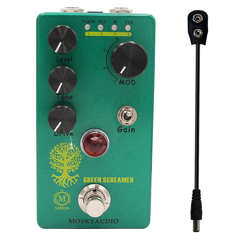 Mosky GREEN SCREAMER Booster Overdrive Guitar Effect Pedal T | Reverb