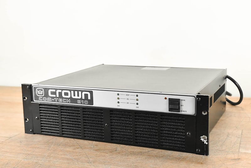 Crown Com-Tech 810 2-Channel Power Amplifier CG0054C | Reverb