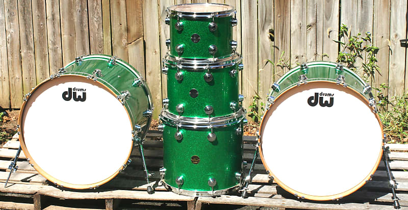 1998-99 DW Collector's Series Double bass drum set | Reverb