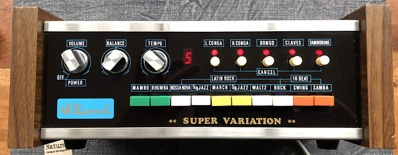Hillwood HR-2 Super Variation analogue rhythm machine 70s | Reverb