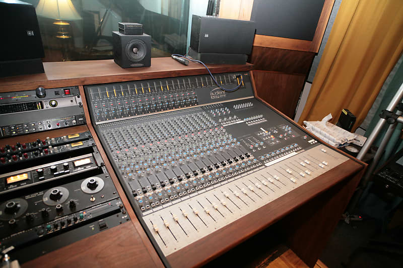 Audient ASP4816 48-Channel Mixing Console with Custom Walnut | Reverb