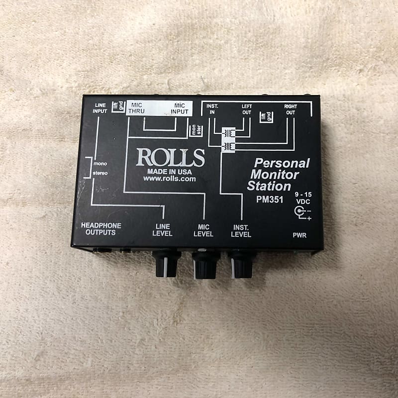 Rolls PM351 Personal Stereo/Mono Monitor System Mixer | Reverb