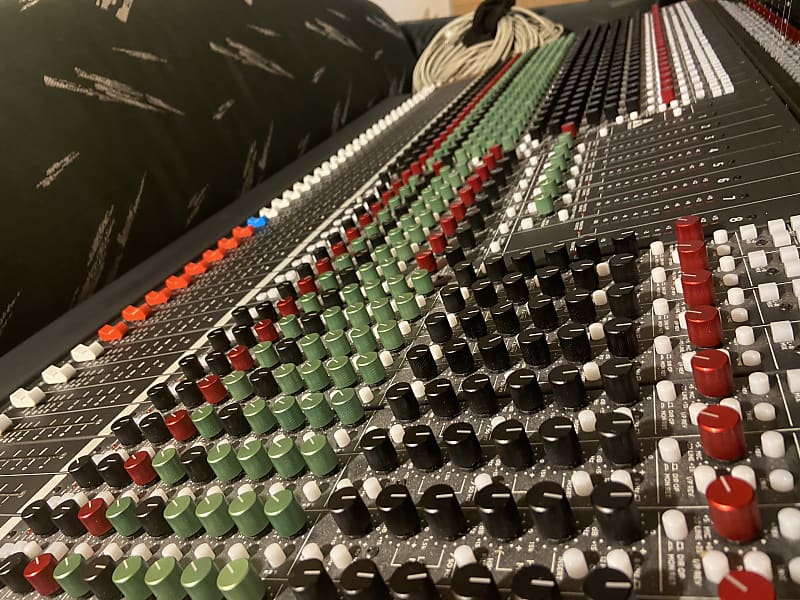 Trident 78 mixing console 2019 black top surface, wood cheeks | Reverb