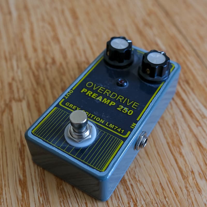 Overdrive Preamp 250 Grey Spec clone with the legendary LM741 | Reverb