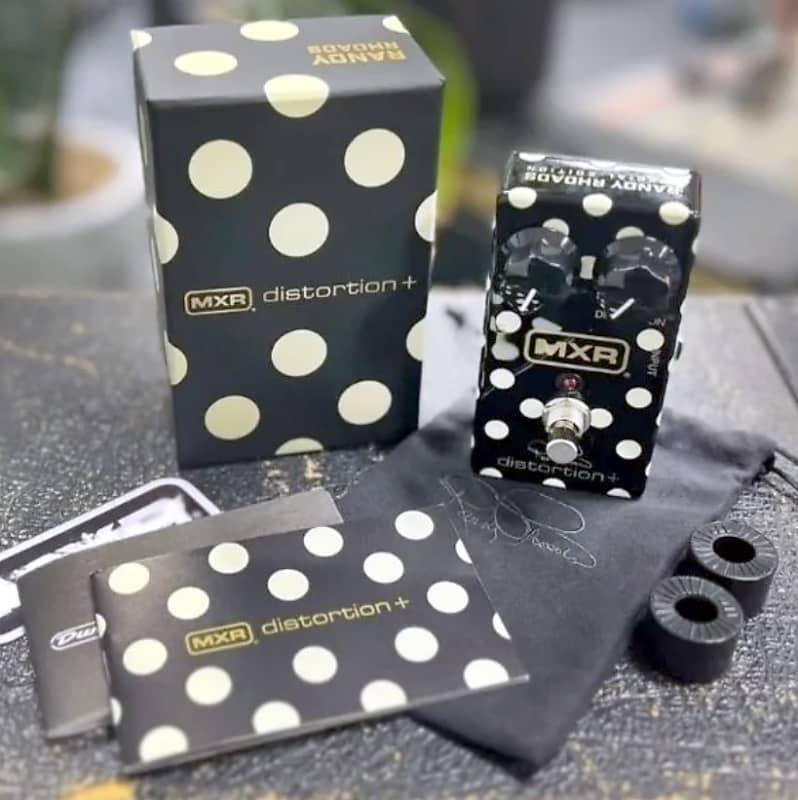 MXR RR104 Distortion + Randy Rhoads Signature Polka Dot | Reverb