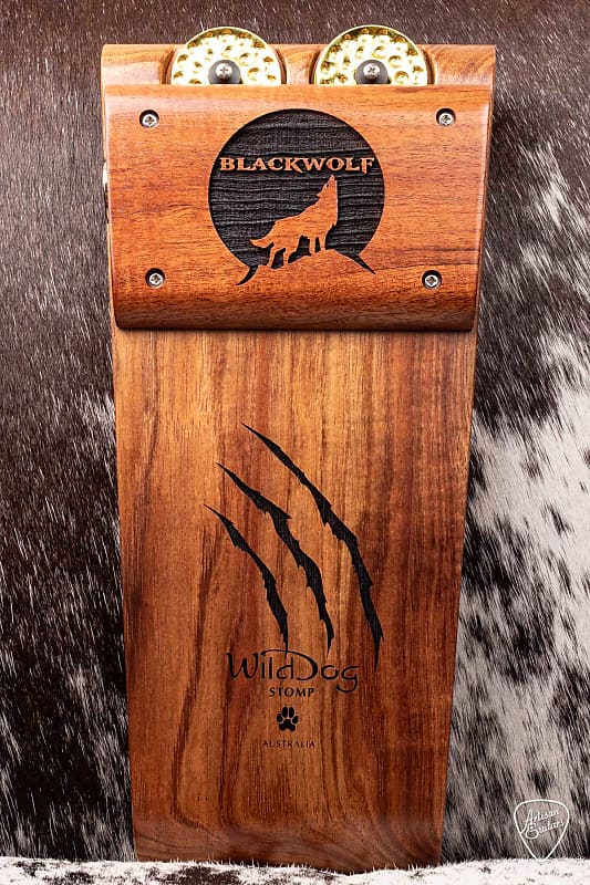 Wild Dog Blackwolf Stomp Box with Jingles - 220524 | Reverb