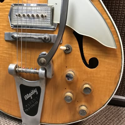 Kay Jazz II Hollow Body Electric Guitar 1960's Bigsby Vibrato | Reverb