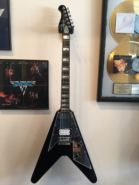 Washburn Paul Stanley Signature Flying V Prototype RARE Black | Reverb
