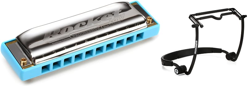 Hohner FlexRack Harmonica Holder Bundle with Hohner Rocket | Reverb